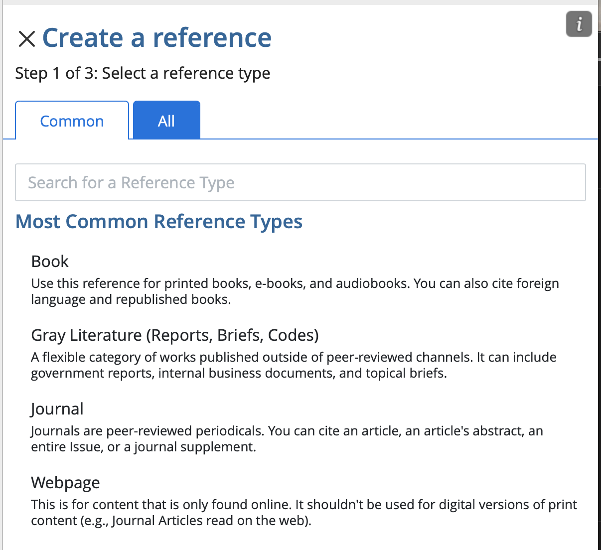 Updated Reference Wizard for APA 7th Edition (Online) – PERRLA