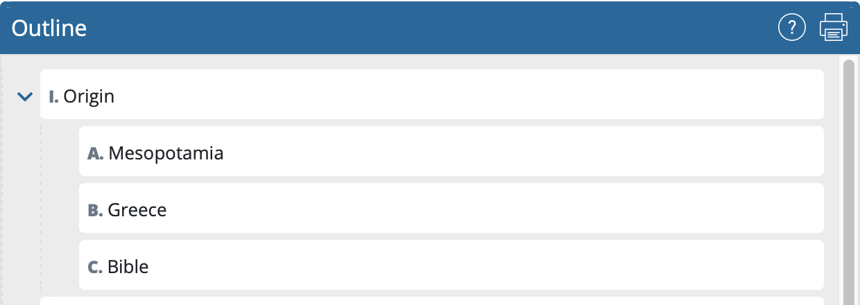Creating a Good Outline – PERRLA