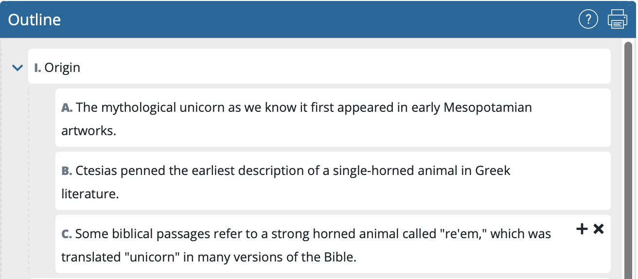 Creating a Good Outline – PERRLA
