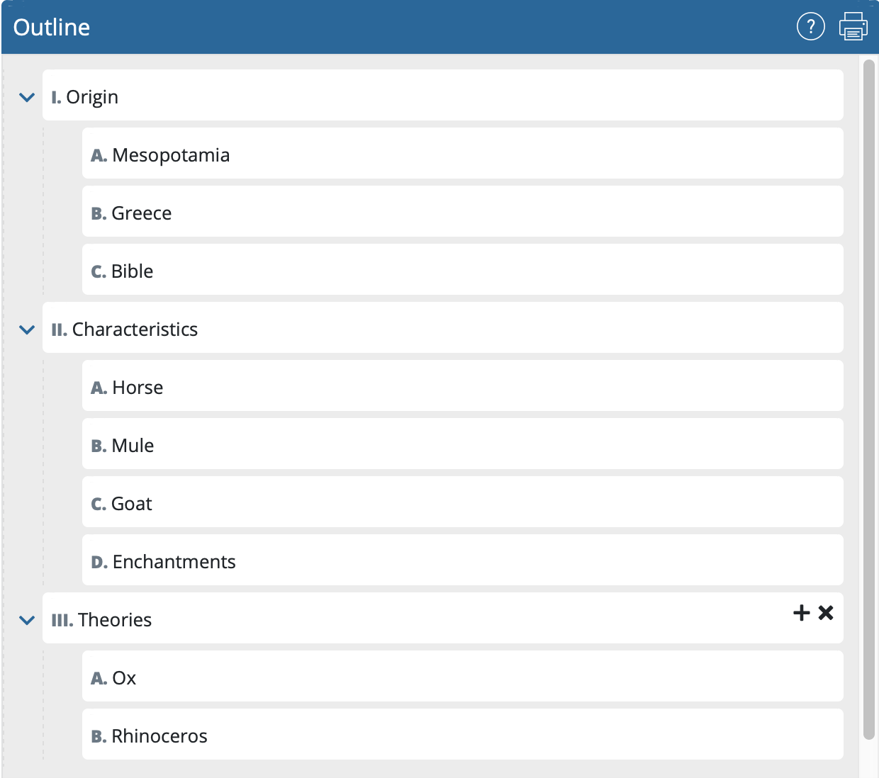 Creating a Good Outline – PERRLA
