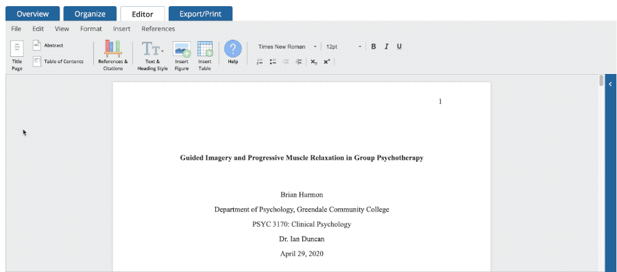Adding A Running Head To An APA 7 Student Research Paper Online PERRLA